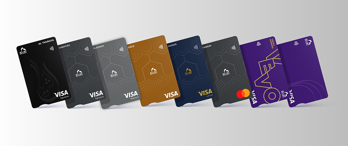 With New & Distinctive Designs, BisB Unveils New Credit and Debit Cards | Bahrain Islamic Bank